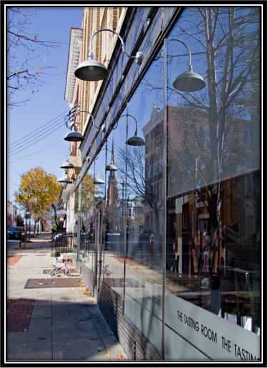 Classic Gooseneck Barn Light at a Modern American Restaurant ...